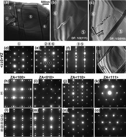 Microstructural evolution in NaNbO3-based antiferroelectrics | Journal ...