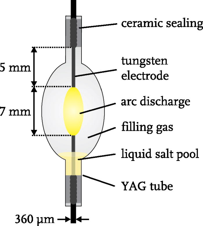 The gas phase emitter effect of lanthanum within ceramic metal halide ...