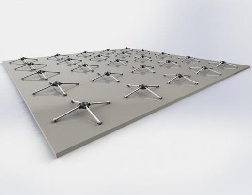 Inertial amplification of continuous structures: Large band gaps from ...