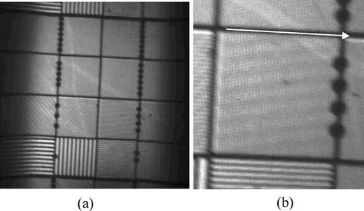 Electron beam moiré fringes imaging by image converter tube with a ...