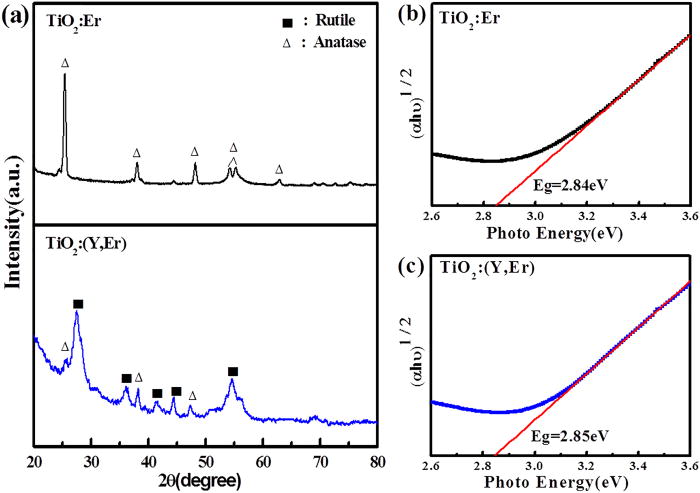 Electroluminescence from light-emitting devices with erbium-doped TiO2 ...