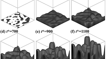 A kinetic model for the characteristic surface morphologies of thin ...