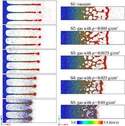 Peculiarities in breakup and transport process of shock-induced ejecta ...