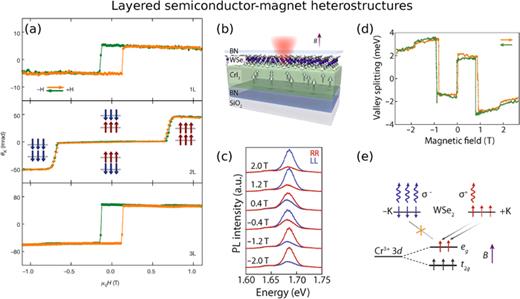 Magneto-optics of layered two-dimensional semiconductors and ...