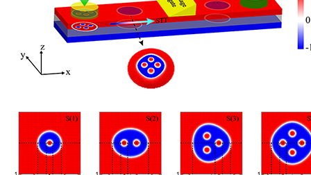 High-density racetrack memory based on magnetic skyrmion bags ...