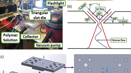 Effect of inter-needle distance on jet roping and laydown structure in ...