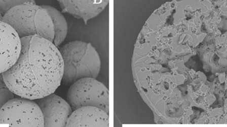 Pressure effects on the resonant attenuation of soft porous beads-based ...