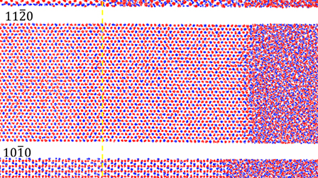 Sapphire crystal growth and solid–liquid interface structure: An investigation by molecular ...