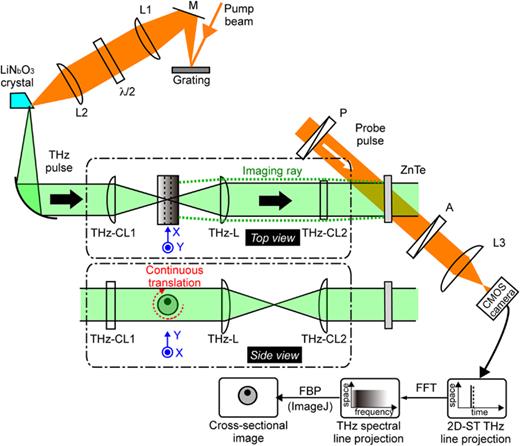Tutorial Real Time Coherent Terahertz Imaging Of Objects Moving In One Direction With Constant