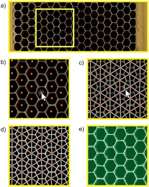 The real honeycomb structure—From the macroscopic down to the atomic ...