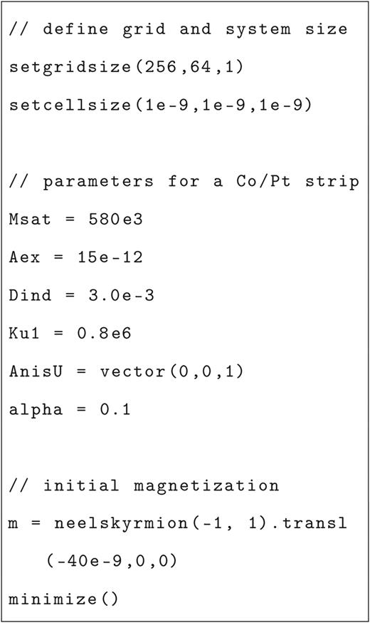 Tutorial: Simulating modern magnetic material systems in mumax3 ...