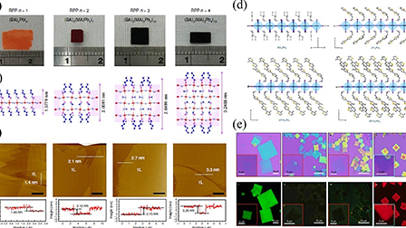 Two-dimensional perovskite heterostructures for single crystal ...