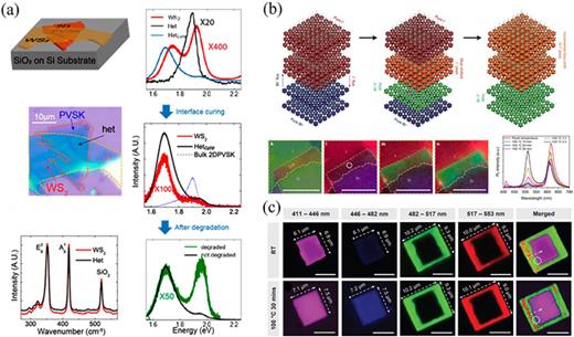Two-dimensional perovskite heterostructures for single crystal ...