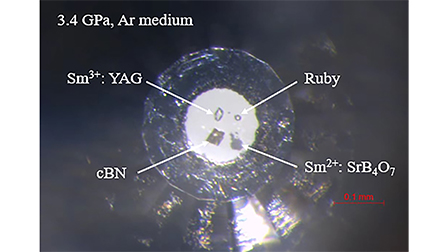 Fluorescence pressure sensors: Calibration of ruby, Sm2+: SrB4O7, and ...