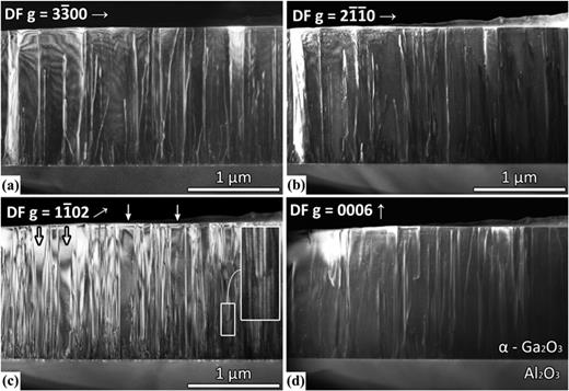 Planar defects in α-Ga2O3 thin films produced by HVPE | Journal of ...