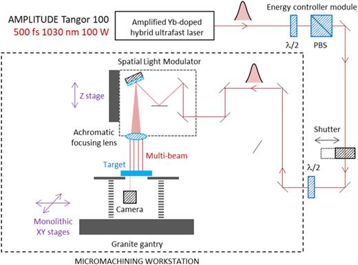 Laser-induced stress by multi-beam femtosecond pulses in fused silica ...