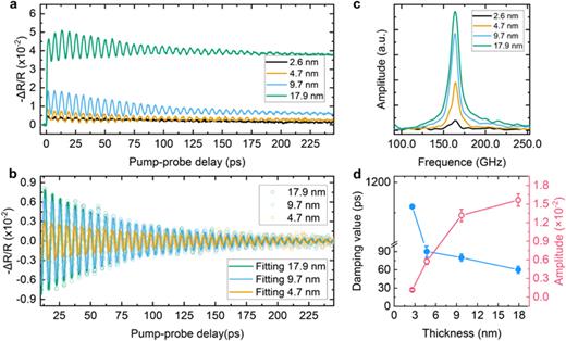 High transmission efficiency of intense sub-THz coherent phonons in ...
