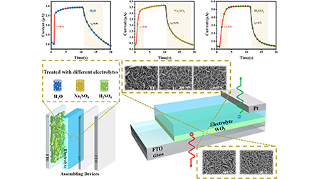 Solid–liquid heterojunction UV photoelectrochemical photodetector based ...