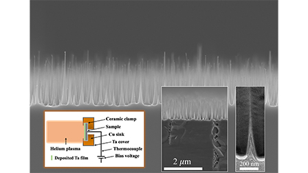 Cone array formation on Si surfaces by low-energy He plasma irradiation ...