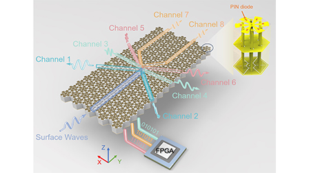 Multichannel direct communication based on a programmable topological ...