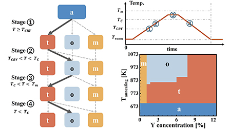 Insights into the ferroelectric orthorhombic phase formation in doped ...