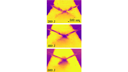 Interactions of laser-driven tin ejecta microjets over phase transition ...