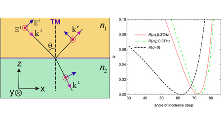 Enhanced Brewster angle shift in doped graphene via the Fizeau drag ...