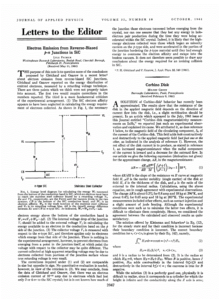 Corbino Disk | Journal of Applied Physics | AIP Publishing