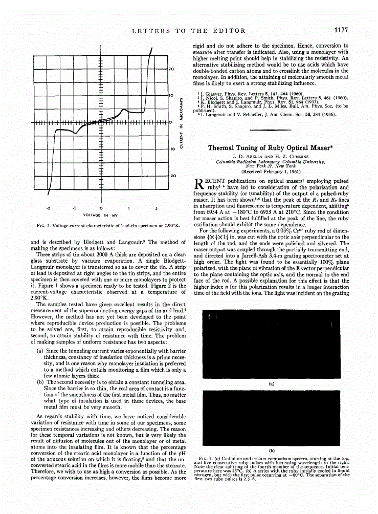 Thermal Tuning of Ruby Optical Maser | Journal of Applied Physics | AIP ...