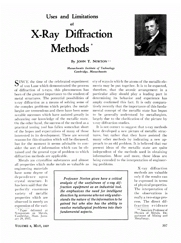 Uses and Limitations of X‐Ray Diffraction Methods | Journal of Applied ...
