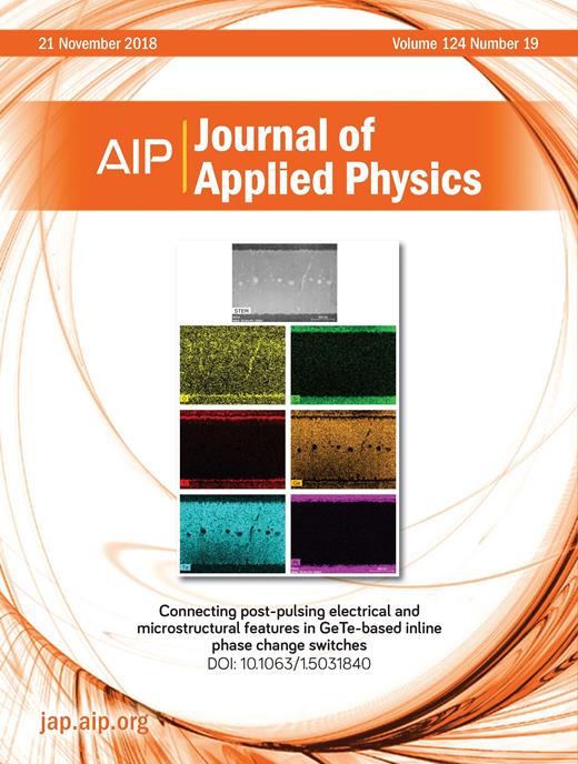 Volume 124 Issue 19 | Journal of Applied Physics | AIP Publishing