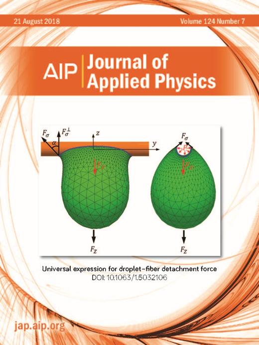 Volume 124 Issue 7 | Journal of Applied Physics | AIP Publishing