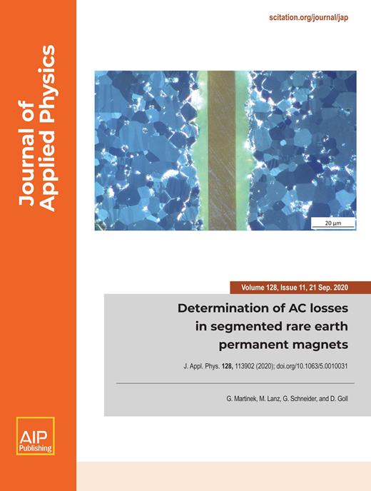 Volume 128 Issue 11 | Journal of Applied Physics | AIP Publishing