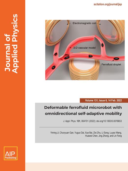 Volume 131 Issue 6 | Journal of Applied Physics | AIP Publishing