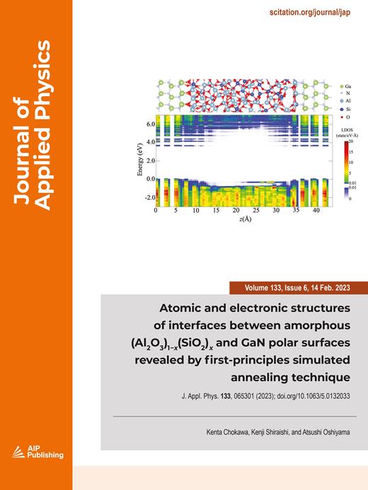 Volume 133 Issue 6 | Journal of Applied Physics | AIP Publishing
