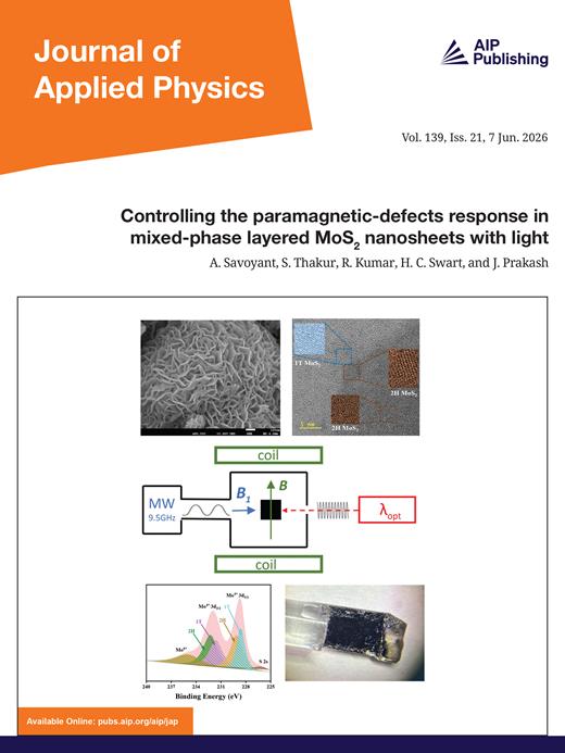 Volume 139 Issue 21 | Journal of Applied Physics | AIP Publishing