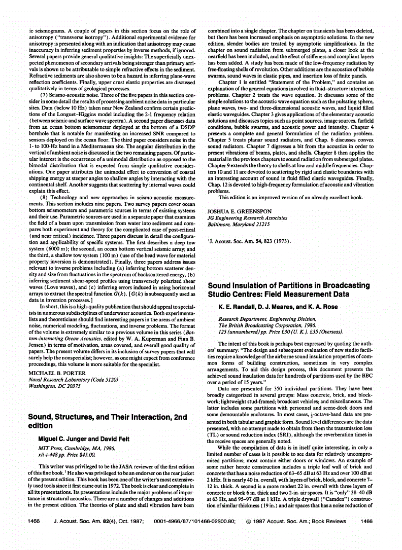 Sound, Structures, and Their Interaction, 2nd edition by Miguel C ...