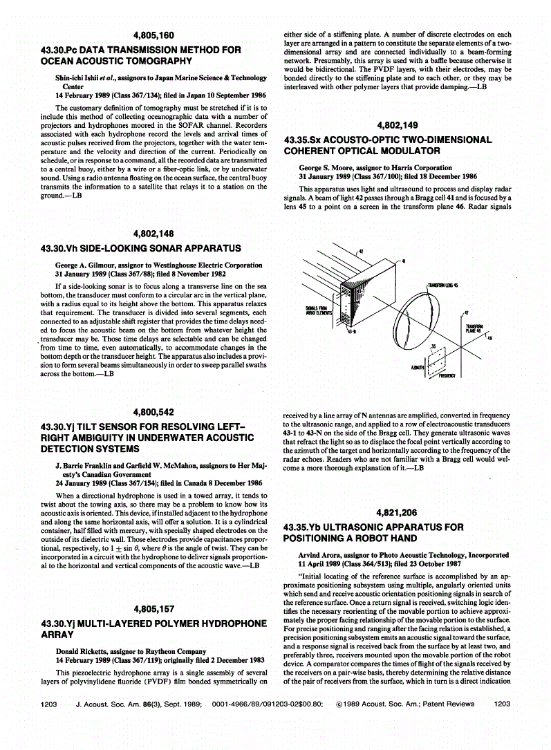 Multi‐layered polymer hydrophone array | The Journal of the Acoustical ...