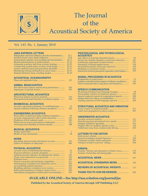 ACOUSTICAL STANDARDS NEWS | The Journal of the Acoustical Society of ...