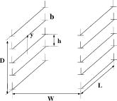 Multiple scattering from assemblies of dislocation walls in three ...