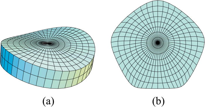Continuum-based free vibration of circular trigonal and isotropic ...