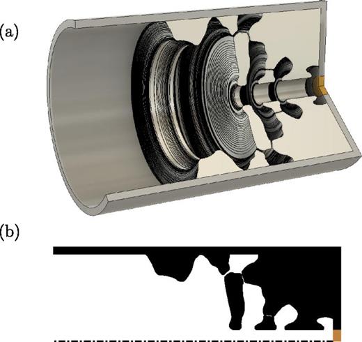 Topology optimization of a waveguide acoustic black hole for enhanced ...