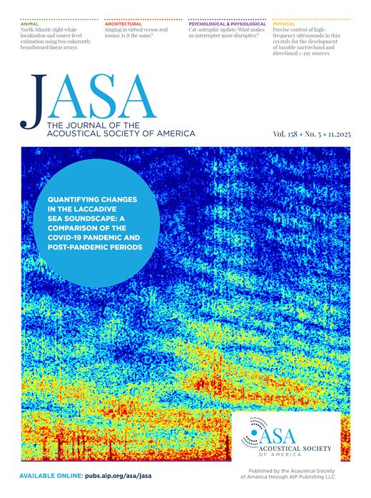 The Journal of the Acoustical Society of America | AIP Publishing