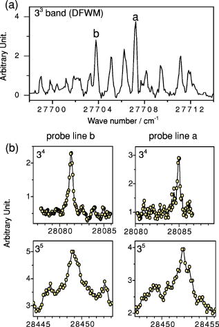 Two-color resonant four-wave mixing spectroscopy of highly ...