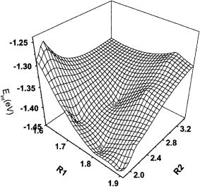 Asymmetrical linear structures including three-electron hemibonds or ...