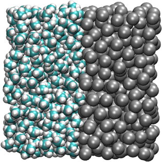 Concurrent dual-resolution Monte Carlo simulation of liquid methane ...