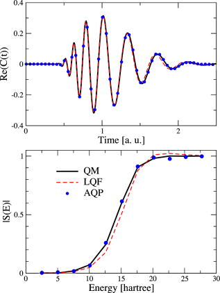 Computation of correlation functions and wave function projections in the context of quantum ...