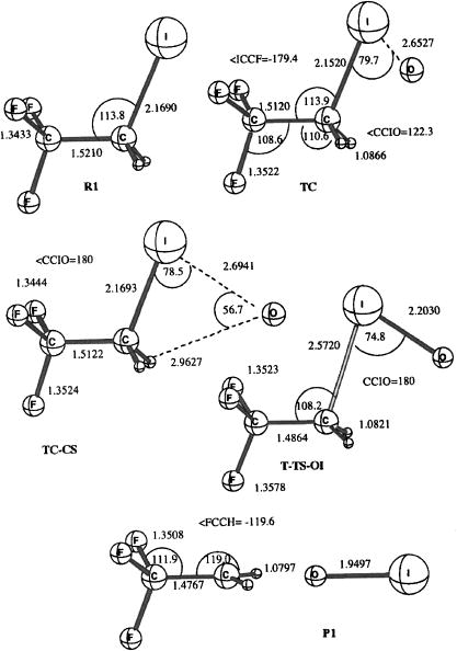 Reactions of CF3CH2I+O(P3)⁠: Competing mechanisms of HF elimination ...