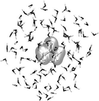 A hybrid explicit/implicit solvation method for first-principle ...