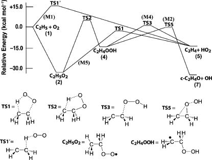Establishment of the C2H5+O2 reaction mechanism: A combustion archetype ...